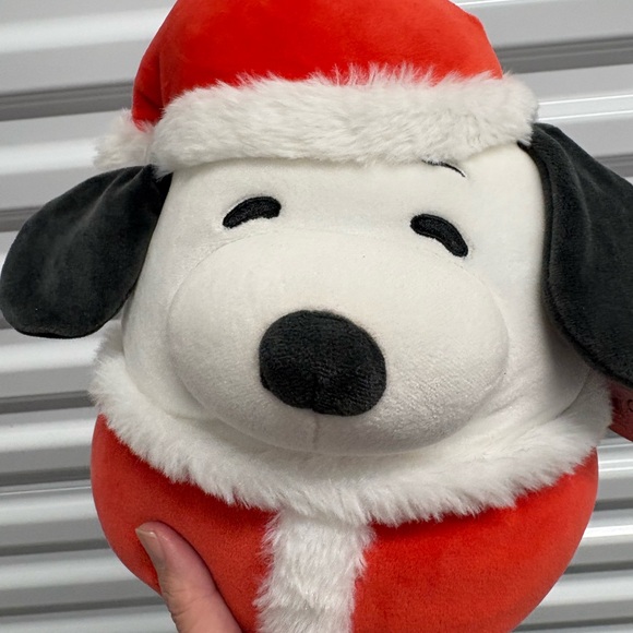 Peanuts | Toys | Squishmallow Snoopy Peanuts Santa Dog Plush Toy Red ...